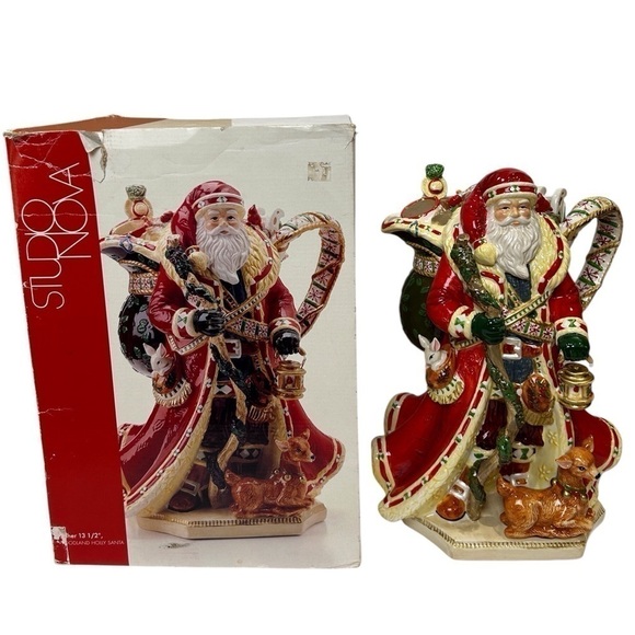Studio Nova | Dining | Studio Nova Mikasa Woodland Holly Santa Pitcher ...